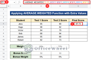 How to Use Weighted Average Formula in Google Sheets