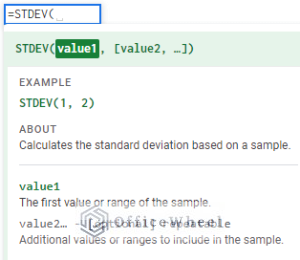How to Calculate Standard Deviation in Google Sheets