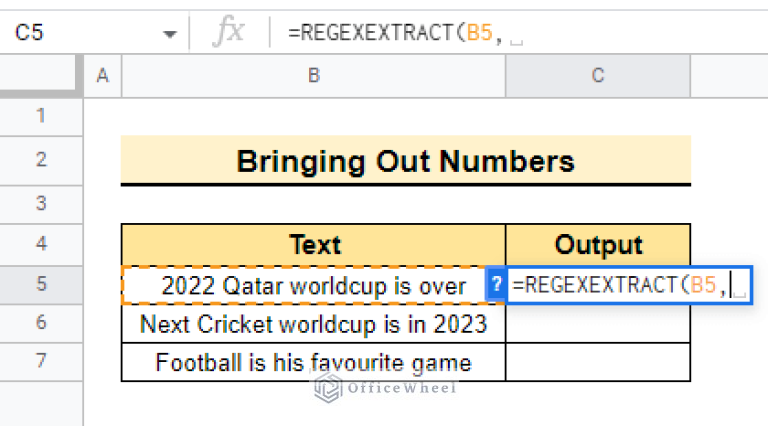 Use REGEXEXTRACT Function Between Two Characters in Google Sheets
