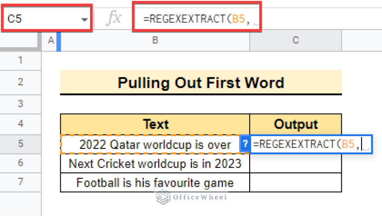 Use REGEXEXTRACT Function Between Two Characters in Google Sheets
