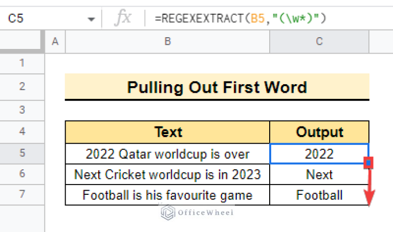 Use REGEXEXTRACT Function Between Two Characters in Google Sheets