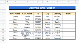 How to Add Space with CONCATENATE in Google Sheets