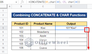How to Concatenate Double Quotes in Google Sheets (3 Ways)