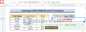 How to Concatenate Values for IF Condition in Google Sheets