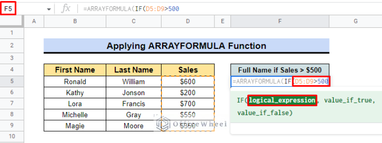 How to Concatenate Values for IF Condition in Google Sheets