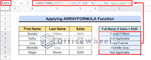 How to Concatenate Values for IF Condition in Google Sheets