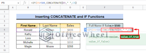 How to Concatenate Values for IF Condition in Google Sheets
