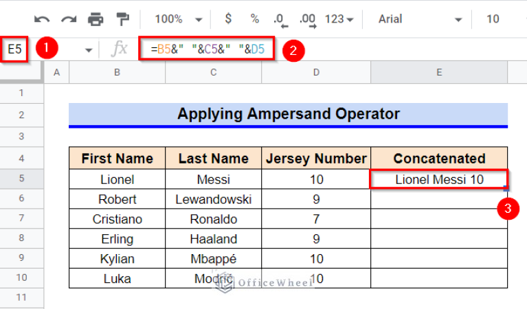 How to Concatenate Multiple Cells in Google Sheets (11 Examples)