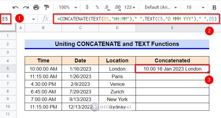 How to Concatenate Multiple Cells in Google Sheets (11 Examples)