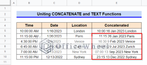 How to Concatenate Multiple Cells in Google Sheets (11 Examples)