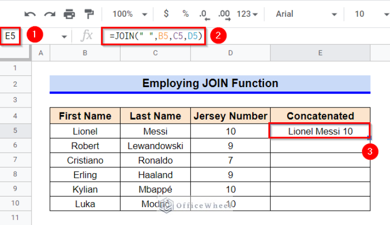 How to Concatenate Multiple Cells in Google Sheets (11 Examples)