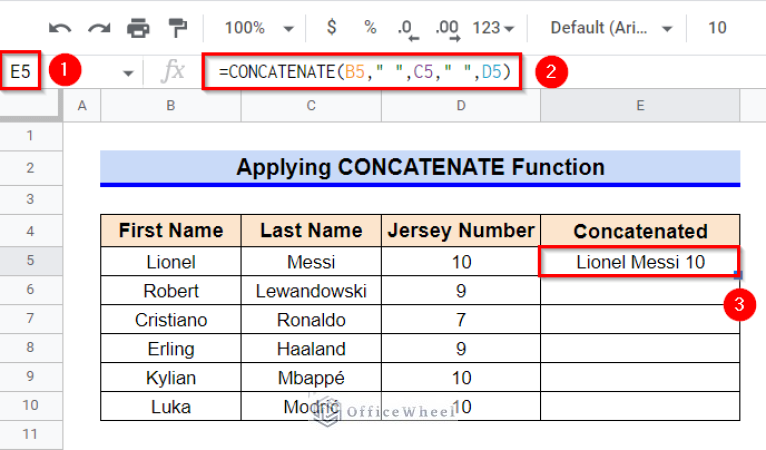 How to Concatenate Multiple Cells in Google Sheets (11 Examples)