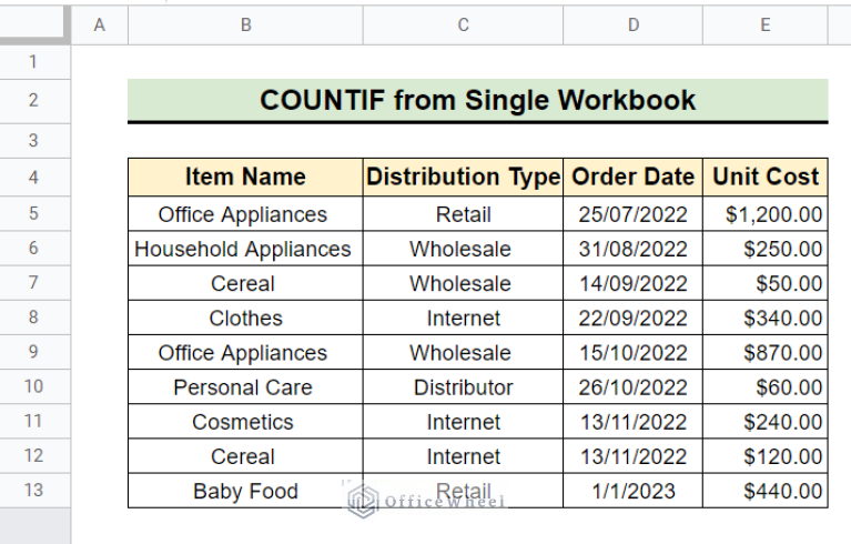 Google Sheets Count Cells from Another Workbook with COUNTIF Function