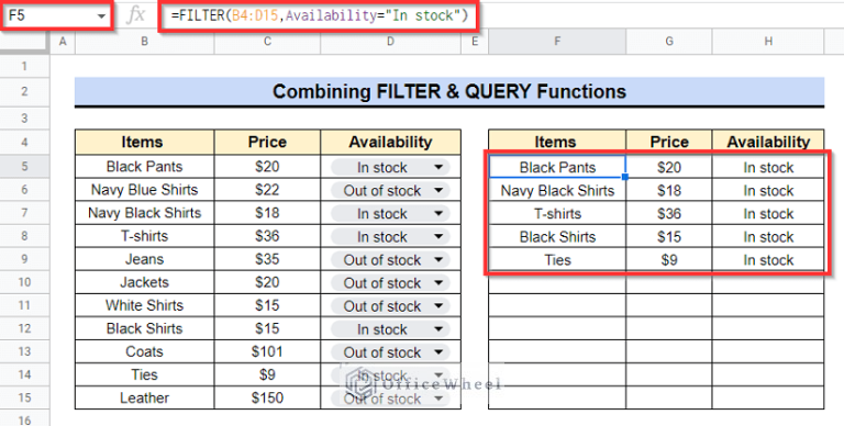 How to Use Data Validation and Filter in Google Sheets (4 Ways)