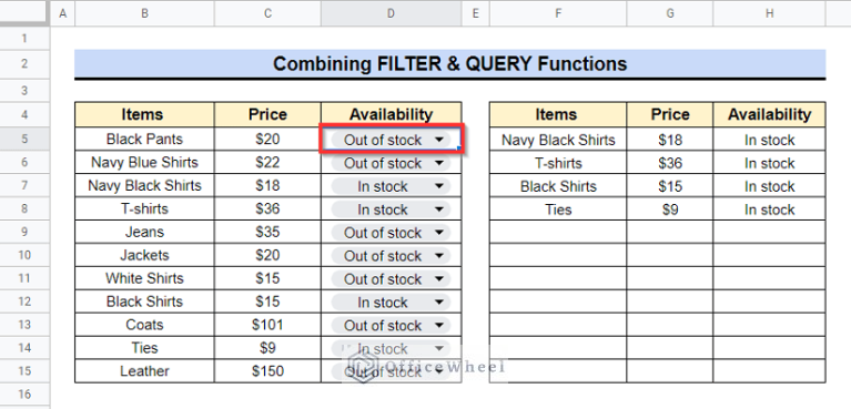 How to Use Data Validation and Filter in Google Sheets (4 Ways)