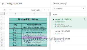 How to Find Edit History in Google Sheets (4 Simple Ways)