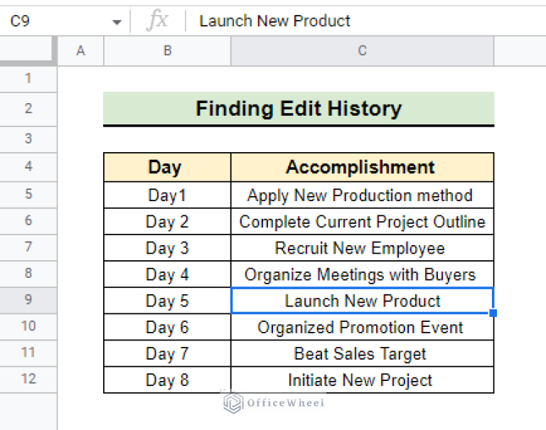 How to Find Edit History in Google Sheets (4 Simple Ways)