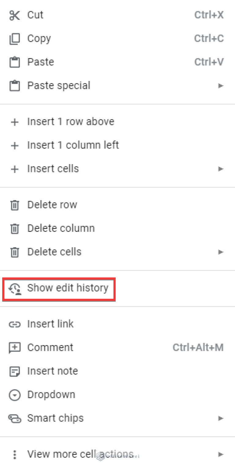 How To Find Edit History In Google Sheets 4 Simple Ways 