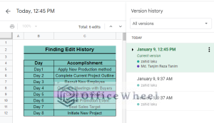 How to Find Edit History in Google Sheets (4 Simple Ways)