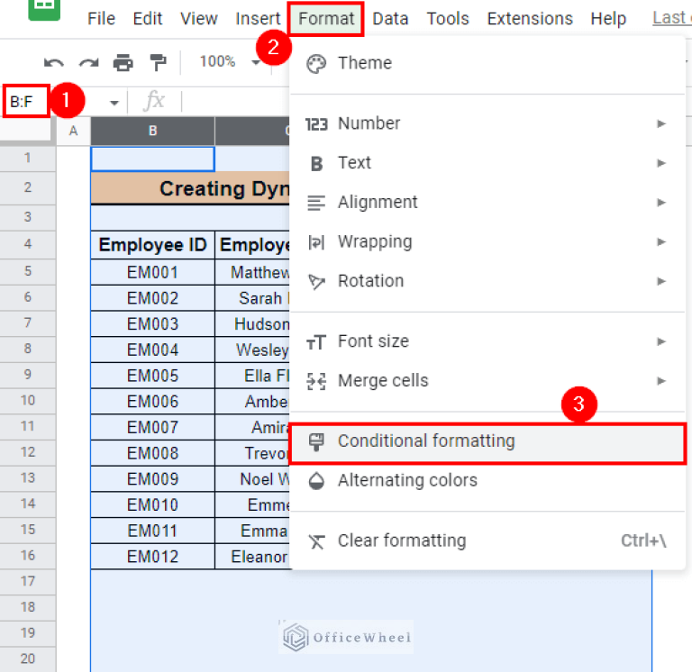 How to Add Alternating Colors Every 2 Rows in Google Sheets