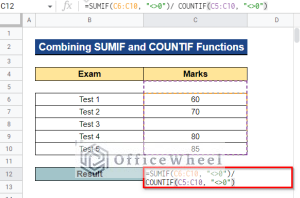 How to Ignore Blank Cells with AVERAGE Formula in Google Sheets