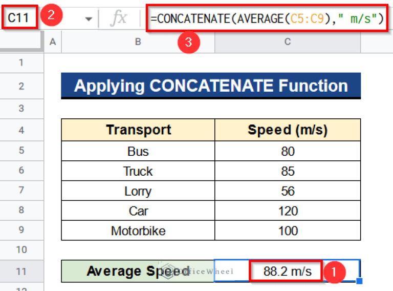 How to Concatenate Text and Formula in Google Sheets (7 Ways)