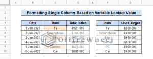 Google Sheets Conditional Formatting with INDEX-MATCH