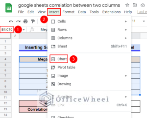 How to Find Correlation Between Two Columns in Google Sheets