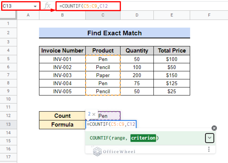 Use COUNTIF If Cell Contains Specific Text In Google Sheets