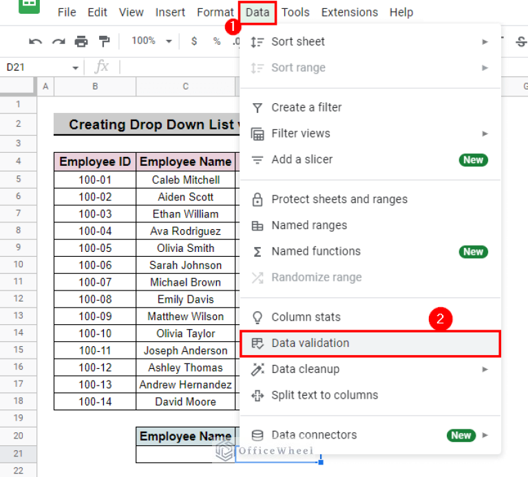 How to Apply Color to Drop Down List in Google Sheets (2 Ways)