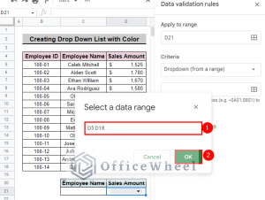 How to Apply Color to Drop Down List in Google Sheets (2 Ways)