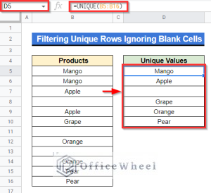 How to Filter Unique Rows in Google Sheets (4 Easy Ways)