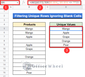 How to Filter Unique Rows in Google Sheets (4 Easy Ways)