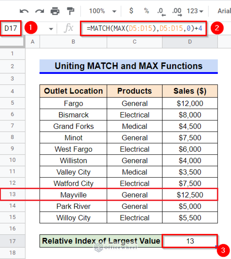 How to Find Largest Value in Column in Google Sheets (7 Ways)