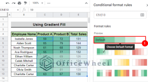 How to Apply Gradient Fill in Google Sheets (With Easy Steps)