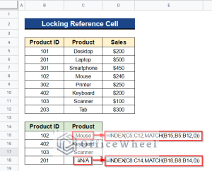[Fixed!] INDEX MATCH Is Not Working in Google Sheets (5 Fixes)