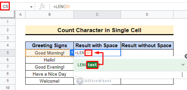 How to Use LEN Function in Google Sheets (4 Practical Examples)