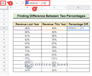 How to Use MINUS Function in Google Sheets (4 Easy Examples)