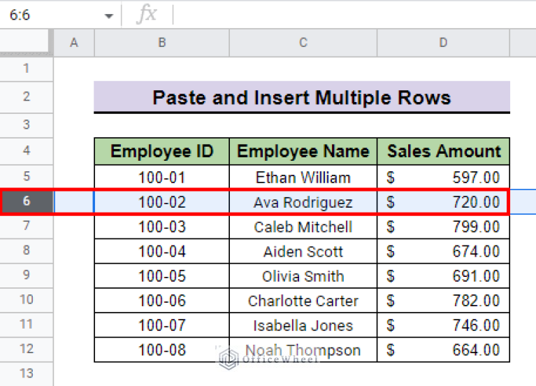 How to Paste and Insert Rows in Google Sheets (3 Easy Ways)