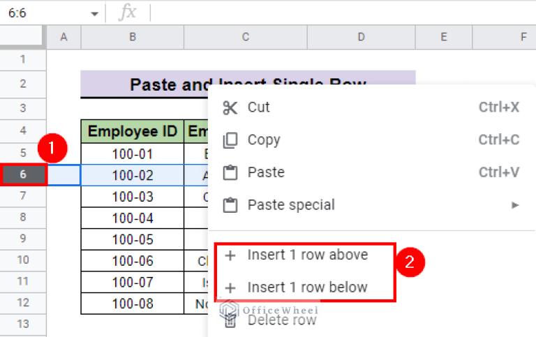 How to Paste and Insert Rows in Google Sheets (3 Easy Ways)