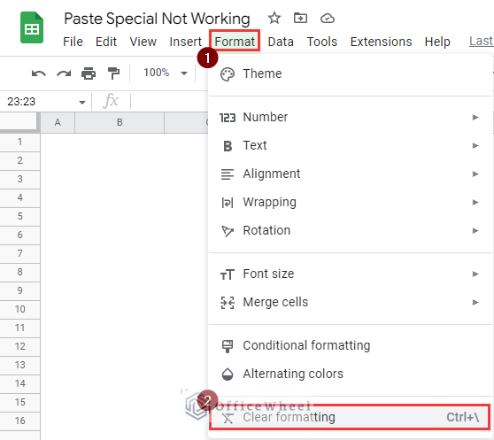  Fixed Google Sheets Paste Special Not Working 2 Solutions 
