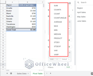 Google Sheets Add Calculated Field for Pivot Table with COUNTIF