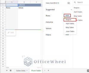 Google Sheets Add Calculated Field for Pivot Table with COUNTIF