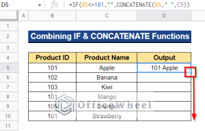 Google Sheets QUERY Function to Concatenate Two Columns