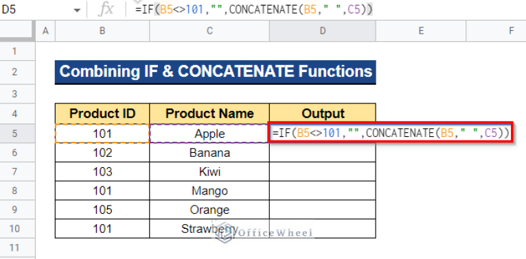 Google Sheets QUERY Function to Concatenate Two Columns