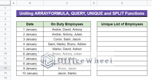 How to Use QUERY with SPLIT Function in Google Sheets
