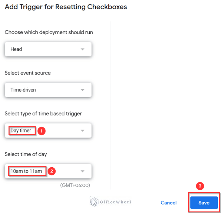 How to Reset Checkboxes Daily in Google Sheets (2 Methods)
