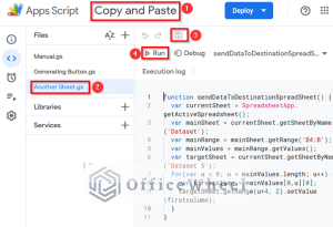 How to Copy and Paste Values Using Apps Script in Google Sheets