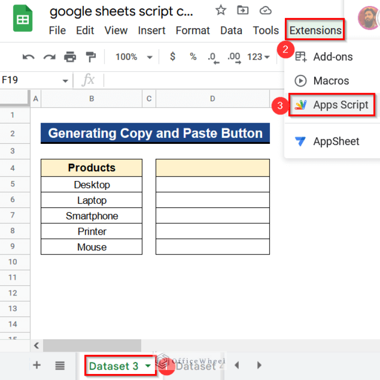 How to Copy and Paste Values Using Apps Script in Google Sheets