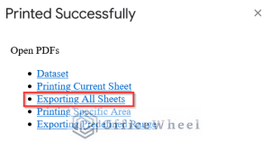 How to Print to PDF Using Apps Script in Google Sheets